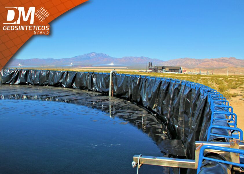 ¡Utiliza geomembrana para la construccion de estanques y reservorios!