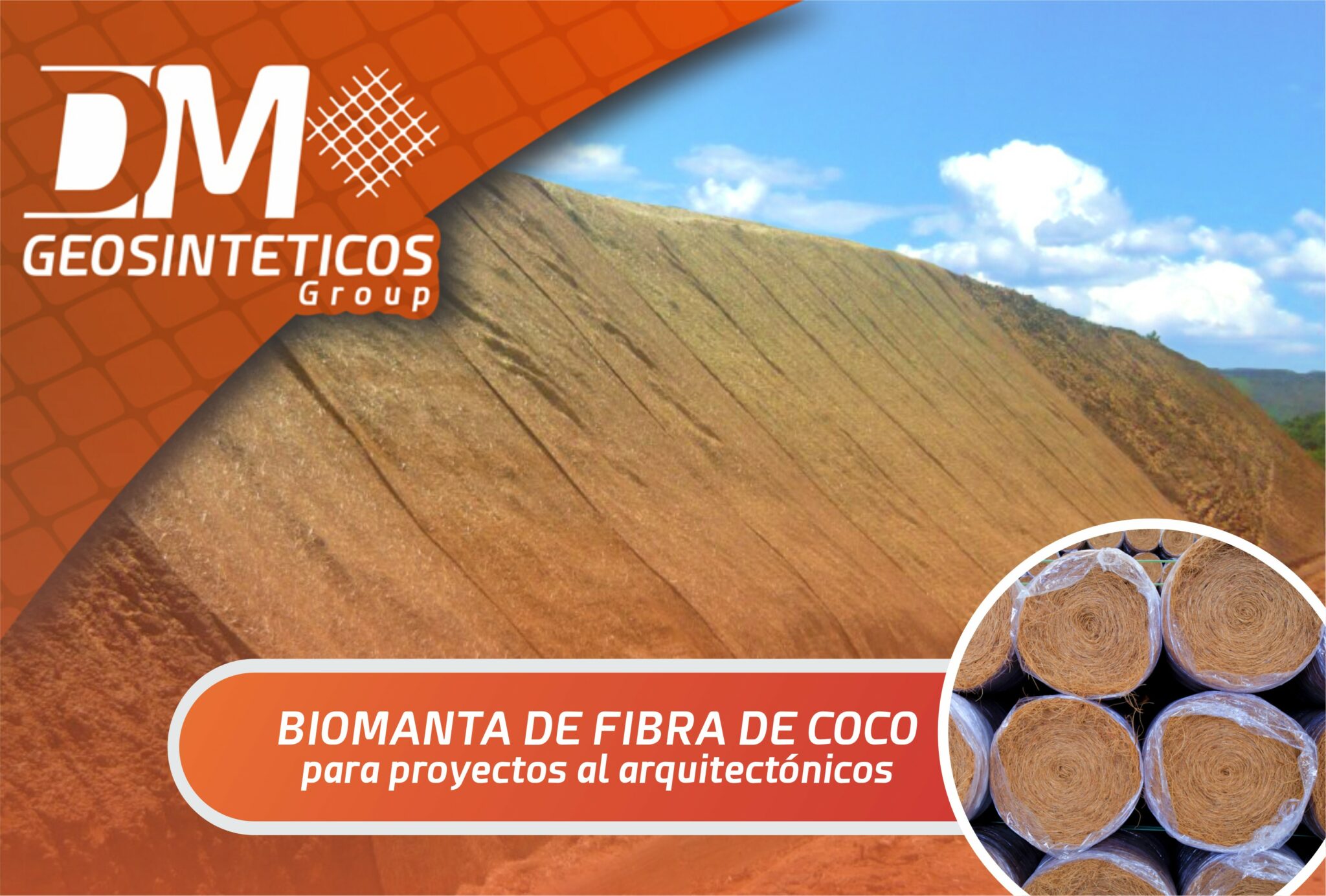 Venta por rollo Biomanta de fibra de coco ¡Utilízala en tus proyectos ...