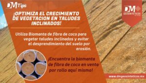 Geomanta de fibra de coco Archivos - DM Geosintéticos