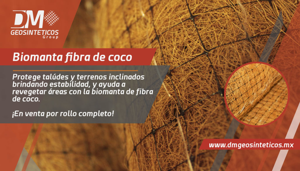 Geomanta de fibra de coco Archivos - DM Geosintéticos
