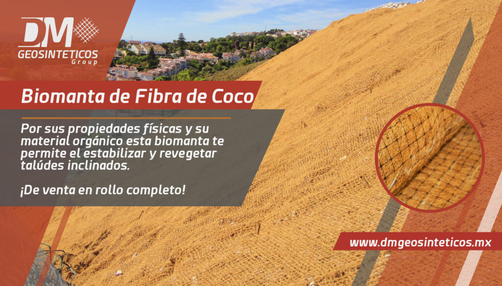 ¡Biomanta de fibra de coco para control de la erosión, la alternativa ...