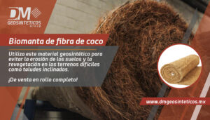 Geomanta de fibra de coco Archivos - DM Geosintéticos