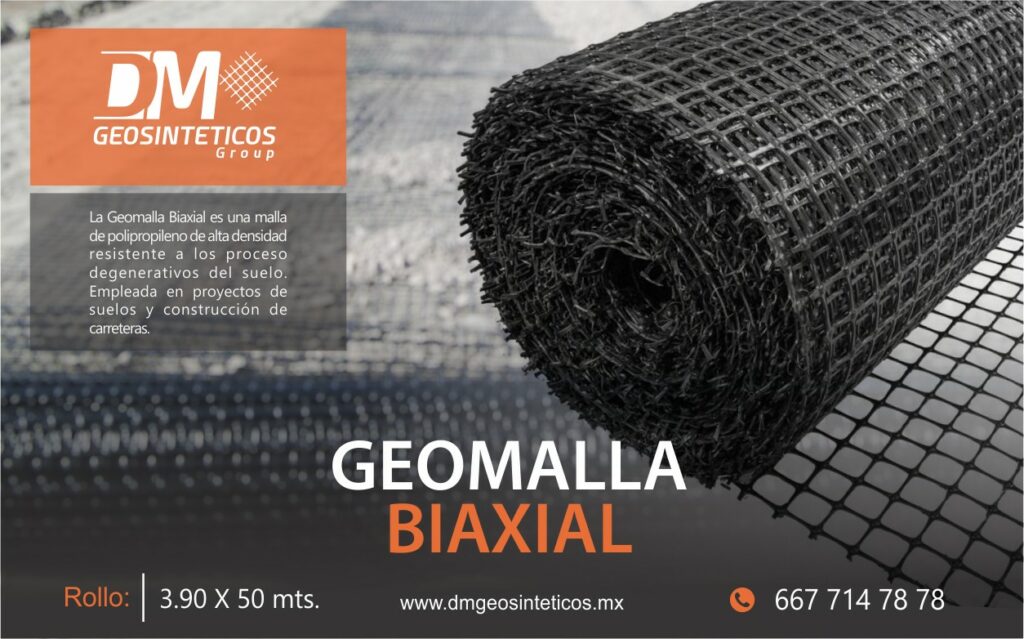 Refuerza los suelos en obras civiles utilizando Geomalla Biaxial - DM ...